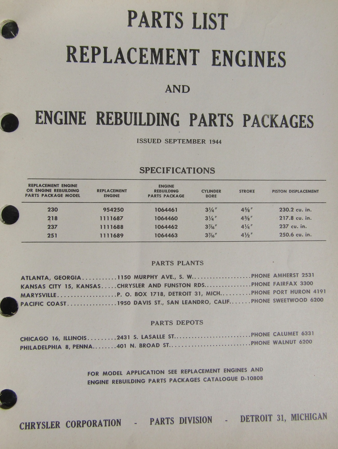 www.hortlund.se - 1944 Replacement Engine and Engine Rebuilding Parts ...