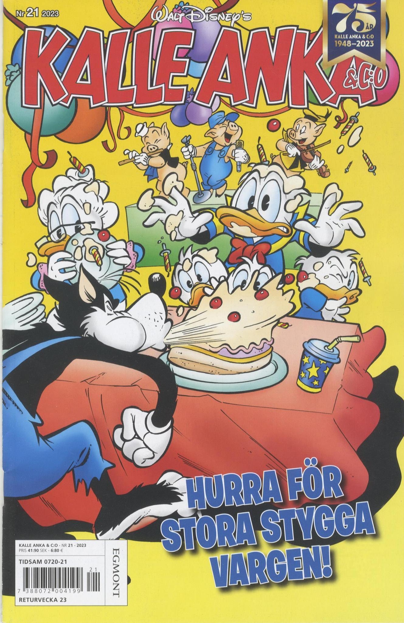 Kalle Anka & CO nr 21 2023, Hurra för stora stygga Vargen! - Seriekällaren