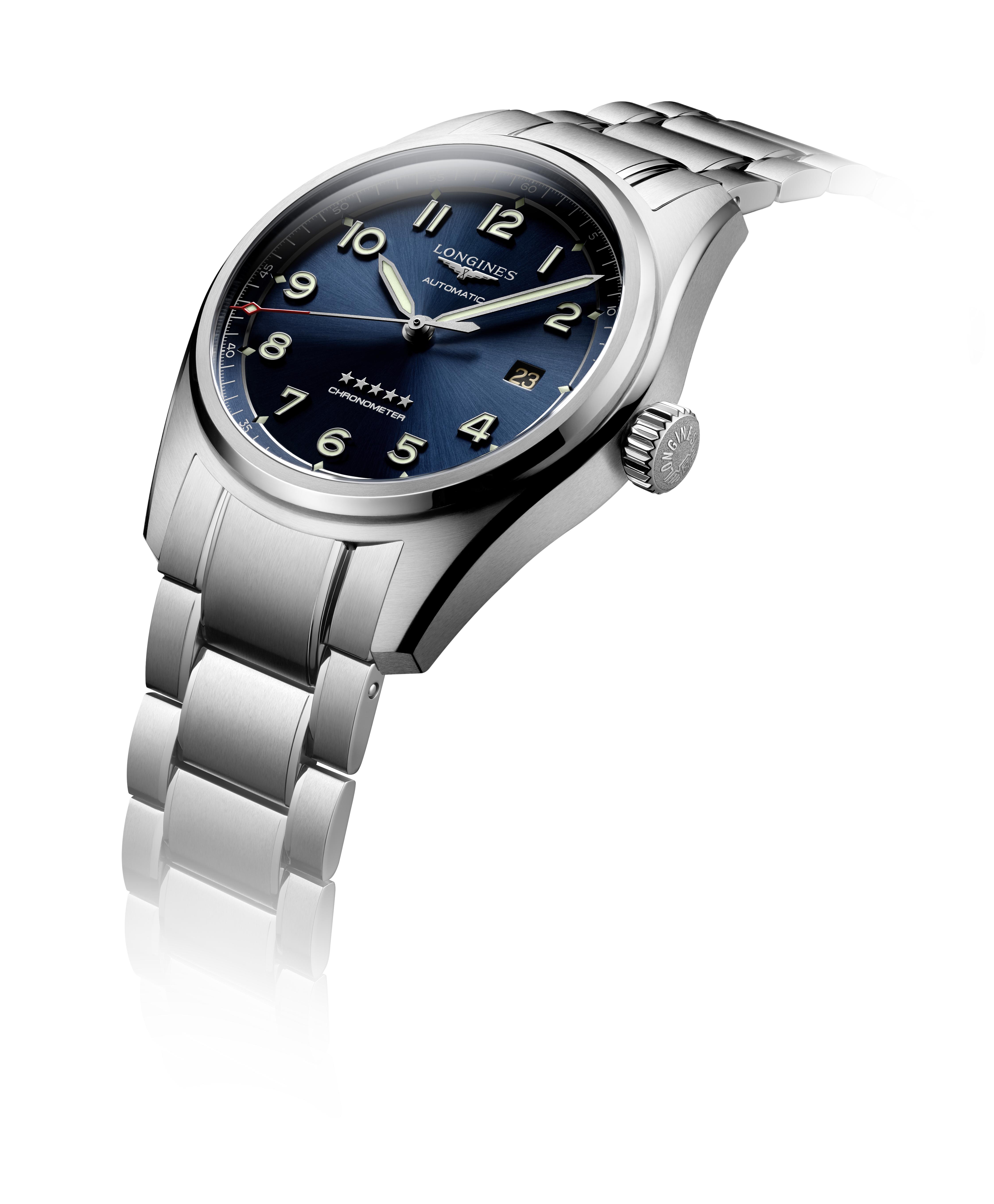 Longines Spirit 40 blå - Erikson Urhandel