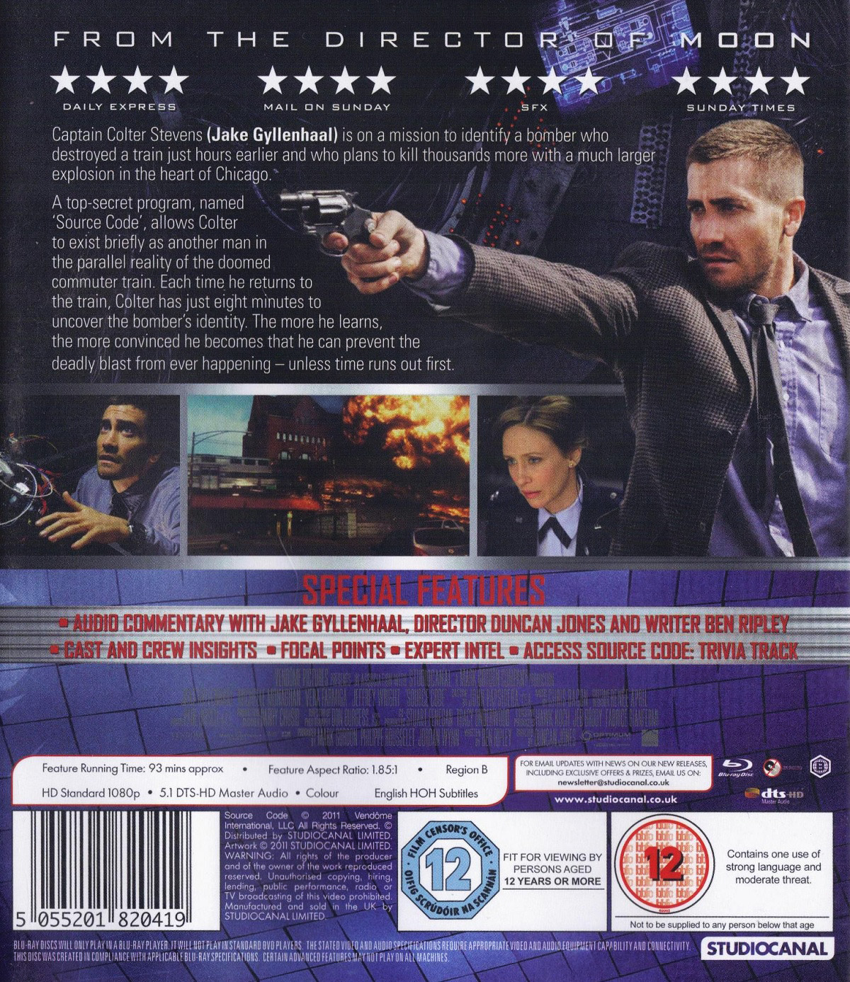 Source Code (ej svensk text) (Blu-ray) - Kvarnvideo.se