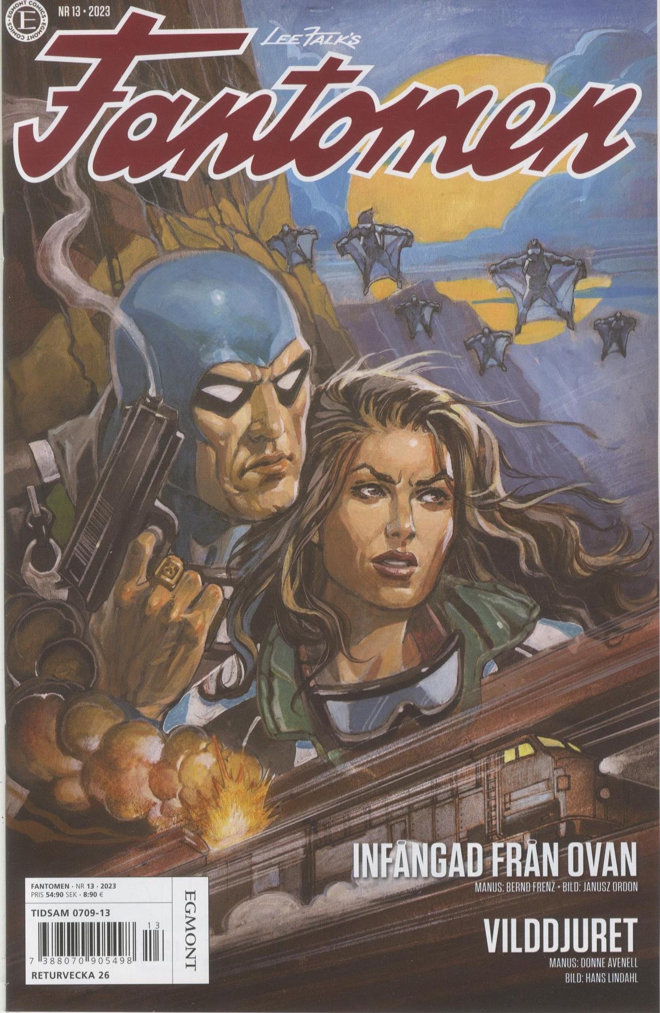Fantomen 2023 nr 13, Infångad från ovan - Seriekällaren