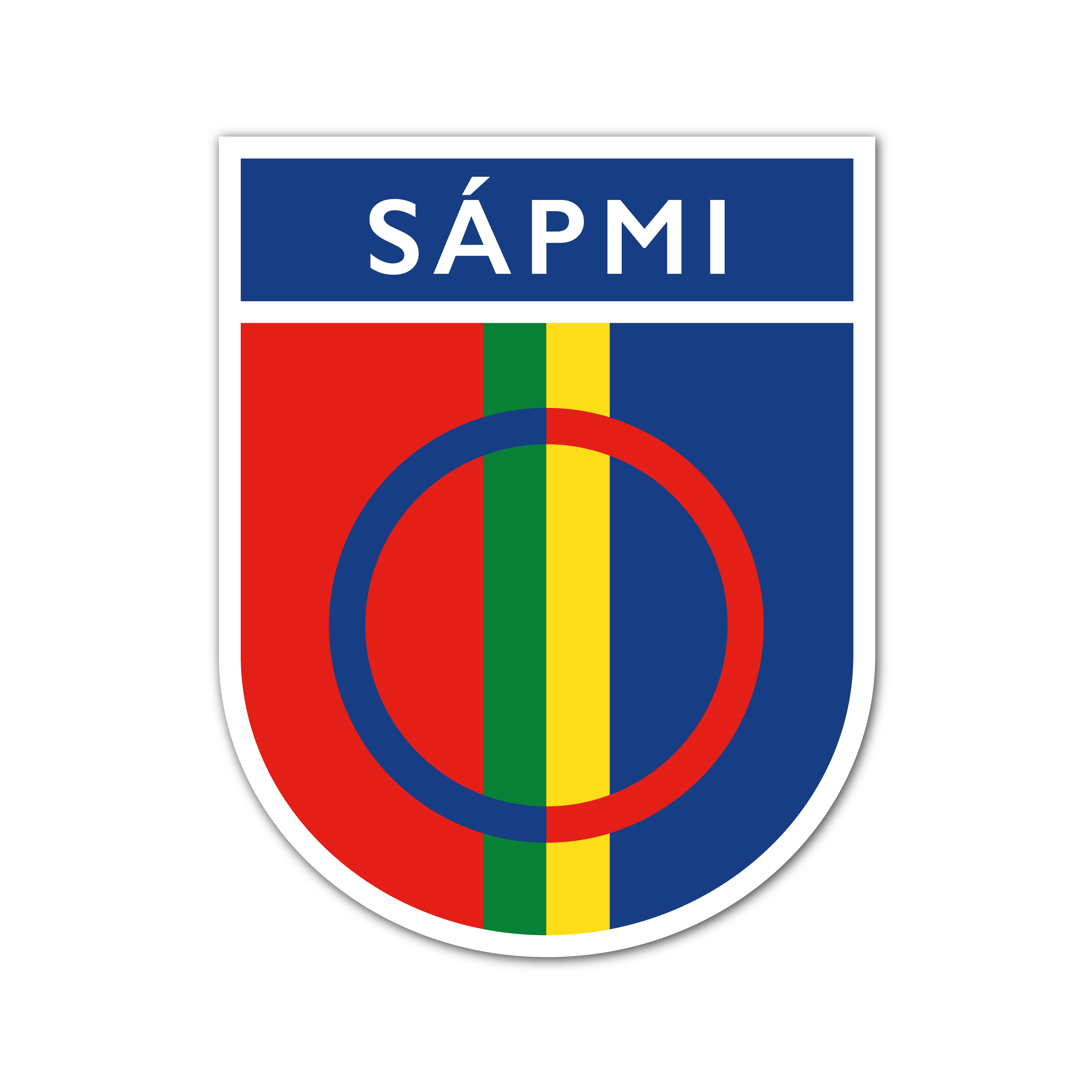Sticker Sápmi Emblem Flag - Stoorstålka Sámi Design Jokkmokk