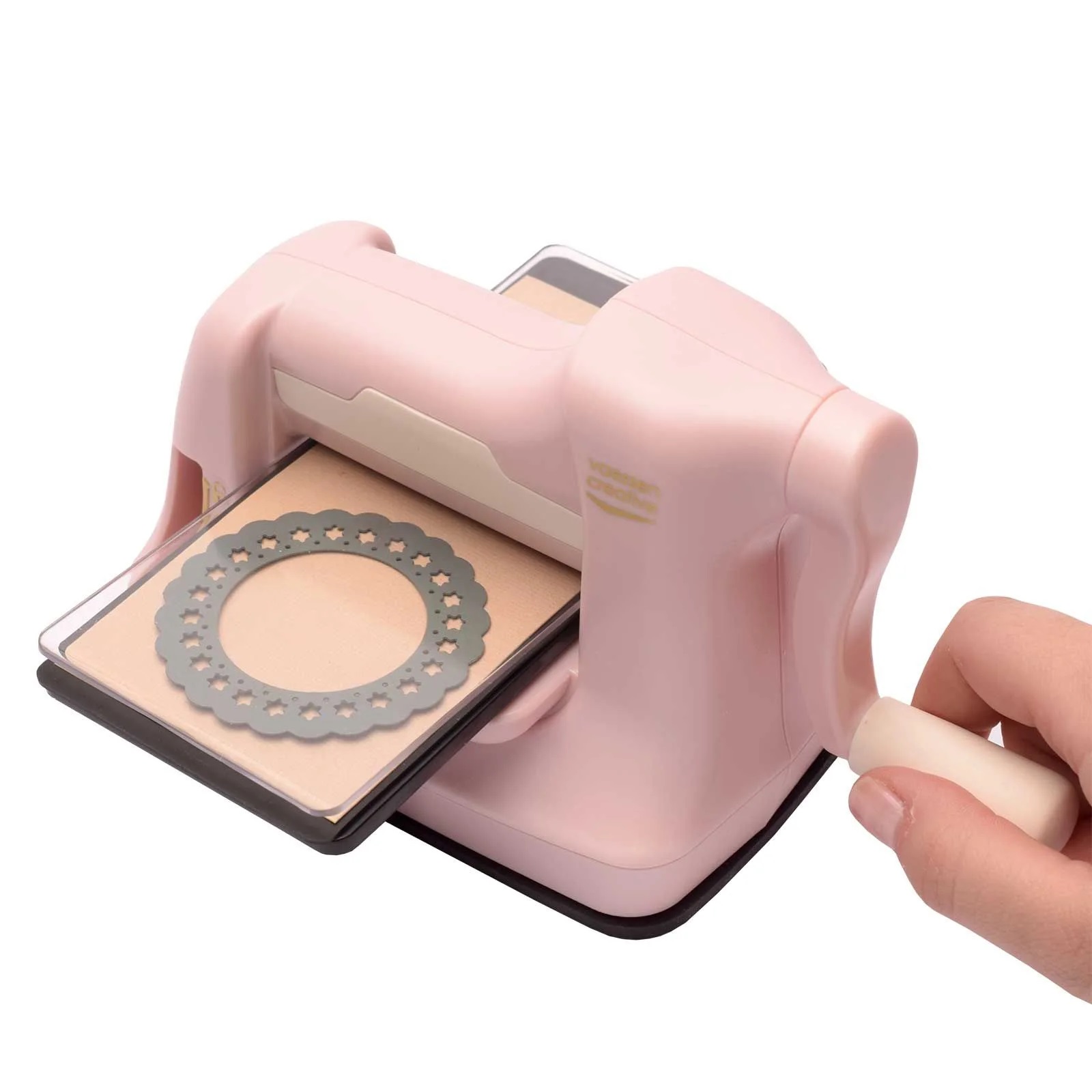 Vaessen - Cut Easy mini cutting and embossing machine - Pink - Maries ...