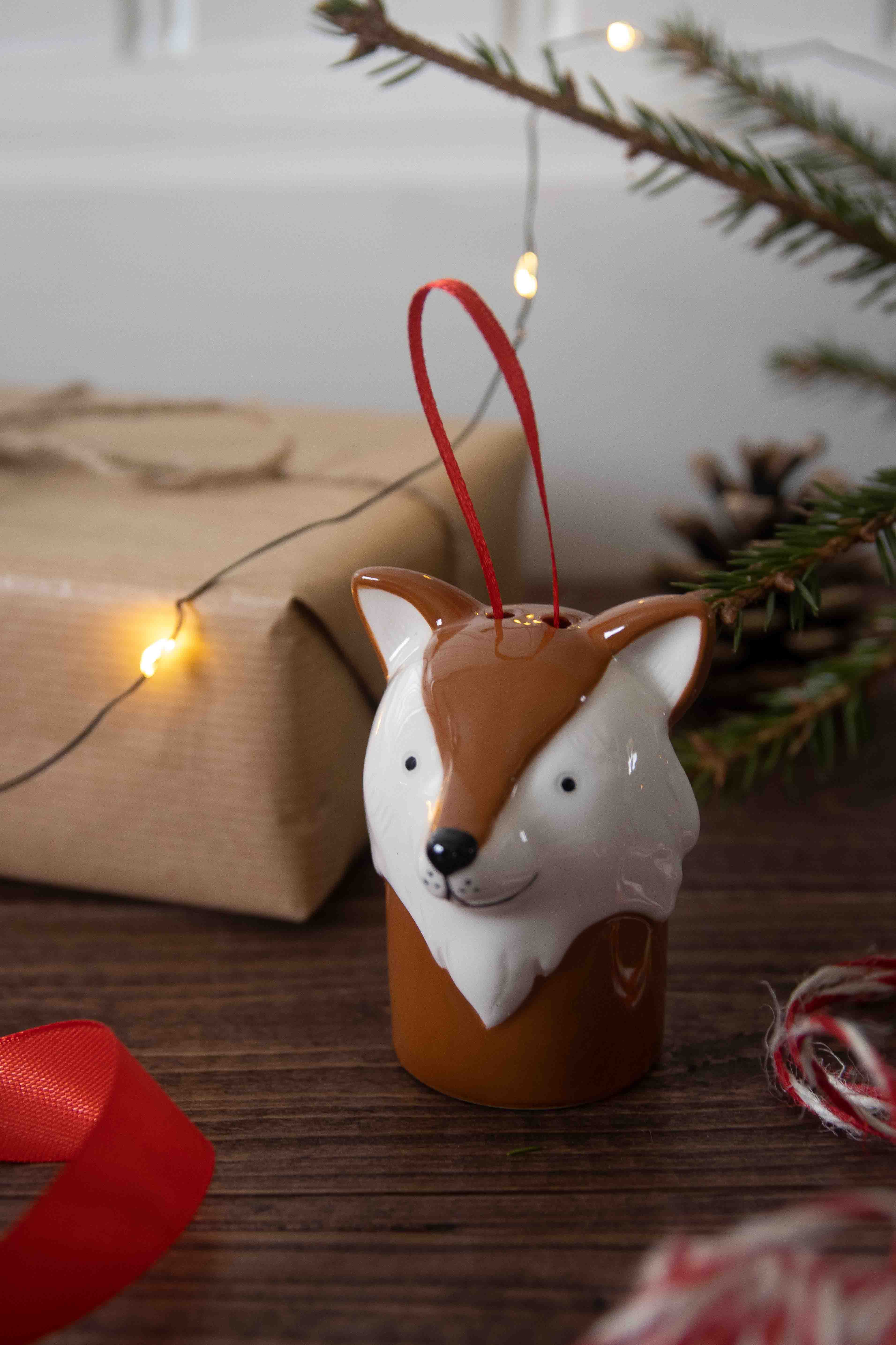 CERAMIC BELL FOX - Pluto Design Retailers