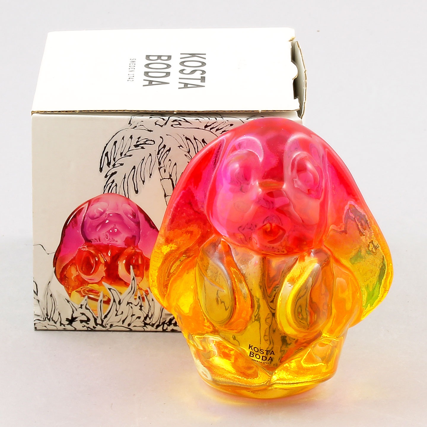Ludvig Löfgren (My Wide Life Babies 2012) Pink/Yellow Rabbit Bitsy 9 cm