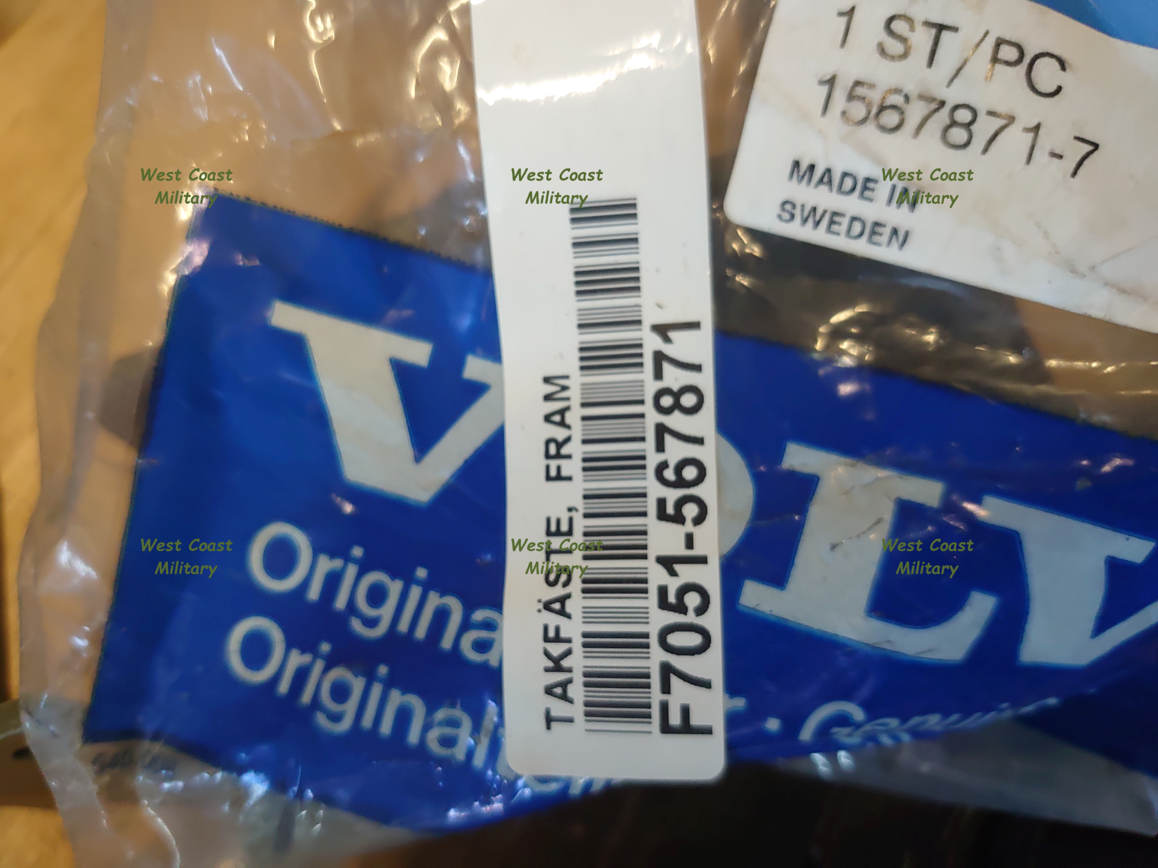 Roof mount front - West coast military