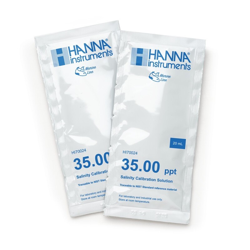 Hanna salinity reference fluid 35ppt 20ml - Salt i Väst