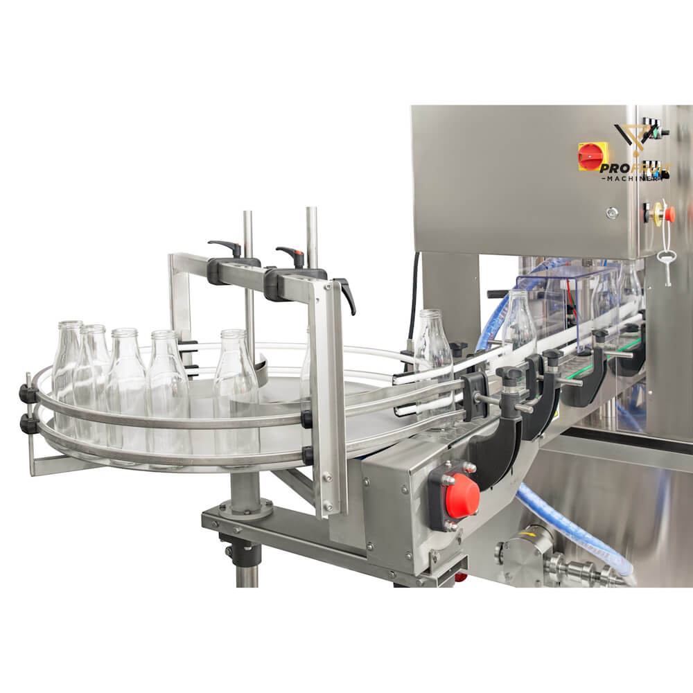 Automatisk flaskfyllnings- och kapsyleringslinje - Rååpress