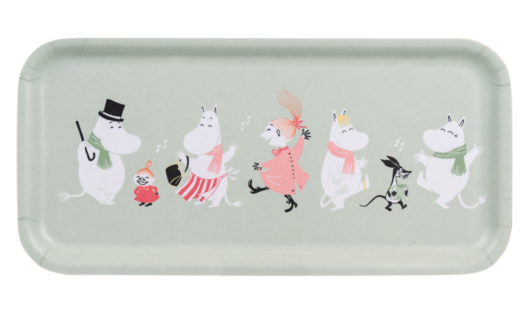 Mysbod.se - Mumin Bricka 27x13 cm - Festive Spirits