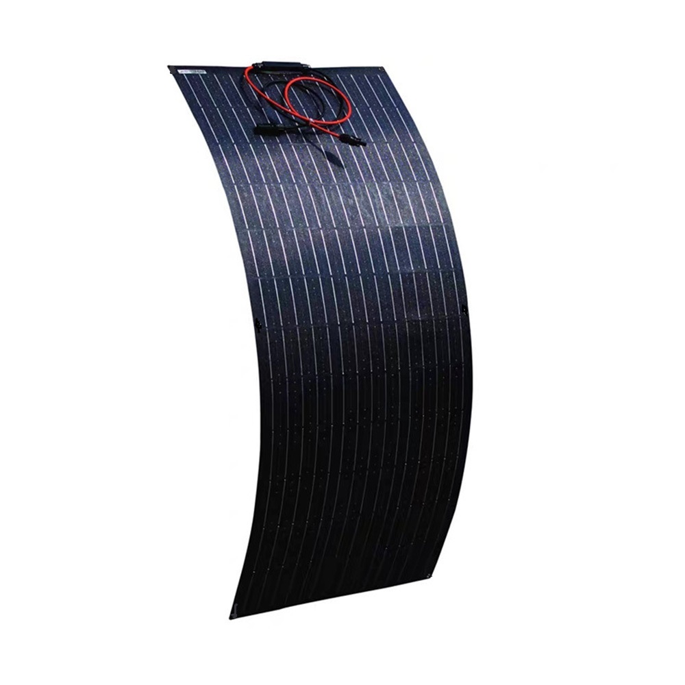 Solpanel 150W flexibel - 1280x600x2mm - Husbil - Husvagn - Båt ...