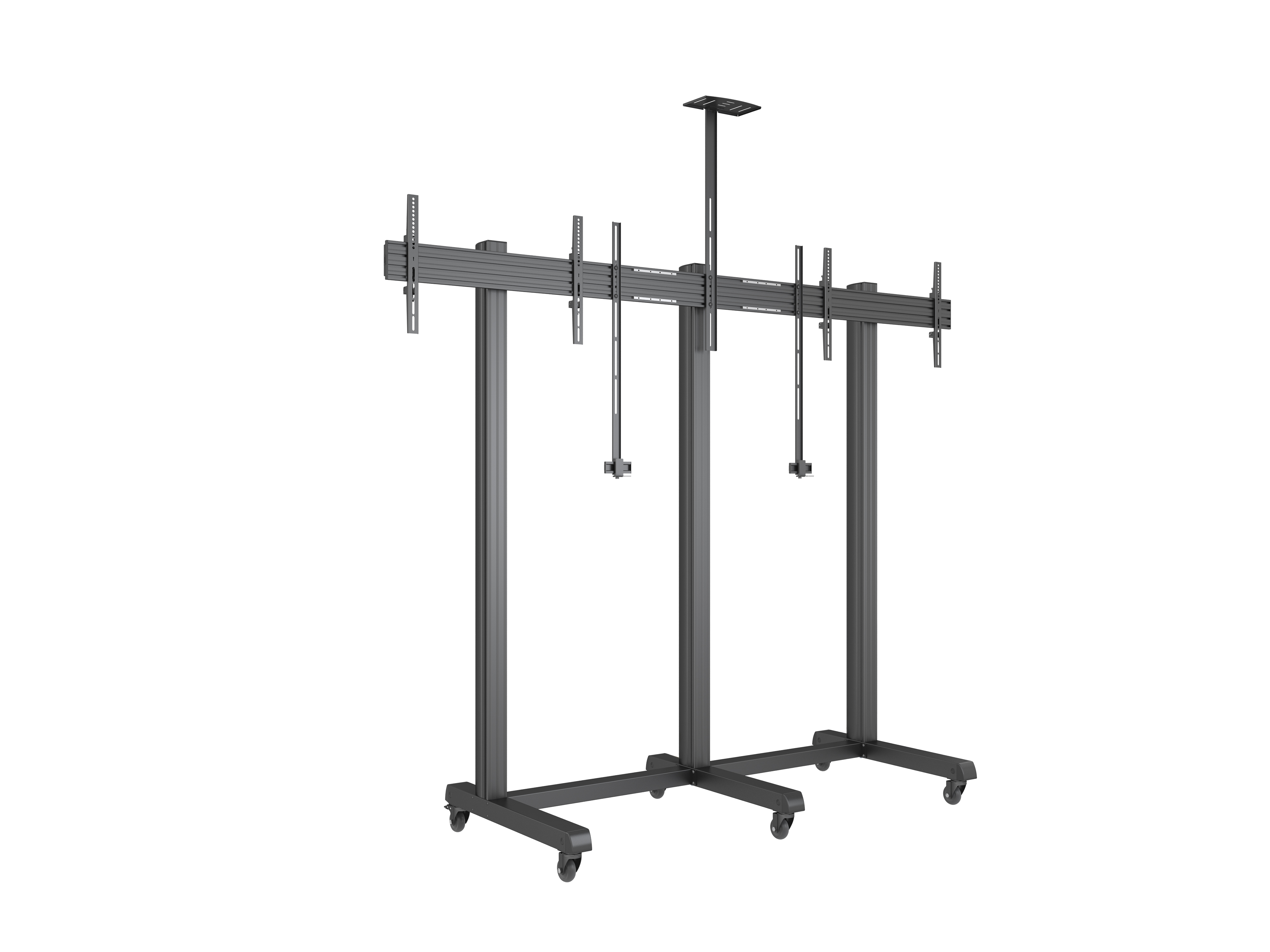M Pro Series - Collaboration Floorstand Side by Side 75" - Multibrackets