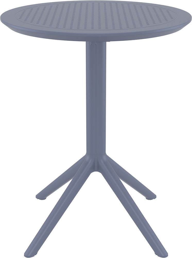 SKY Bord - Runt cafébord med vikbar bordsskiva - Smålands kontorsmöbler