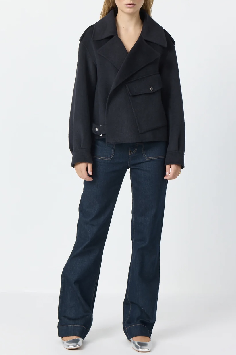 Leveté Room - Owa 20 Jacket Dark Navy - 3Magasin