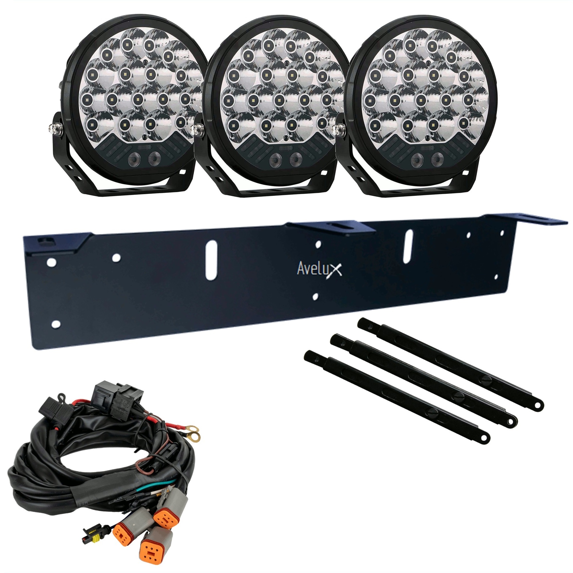 V-Sight Roadking R65 LED Driving Lights 9 E-marked | 3-pack ...