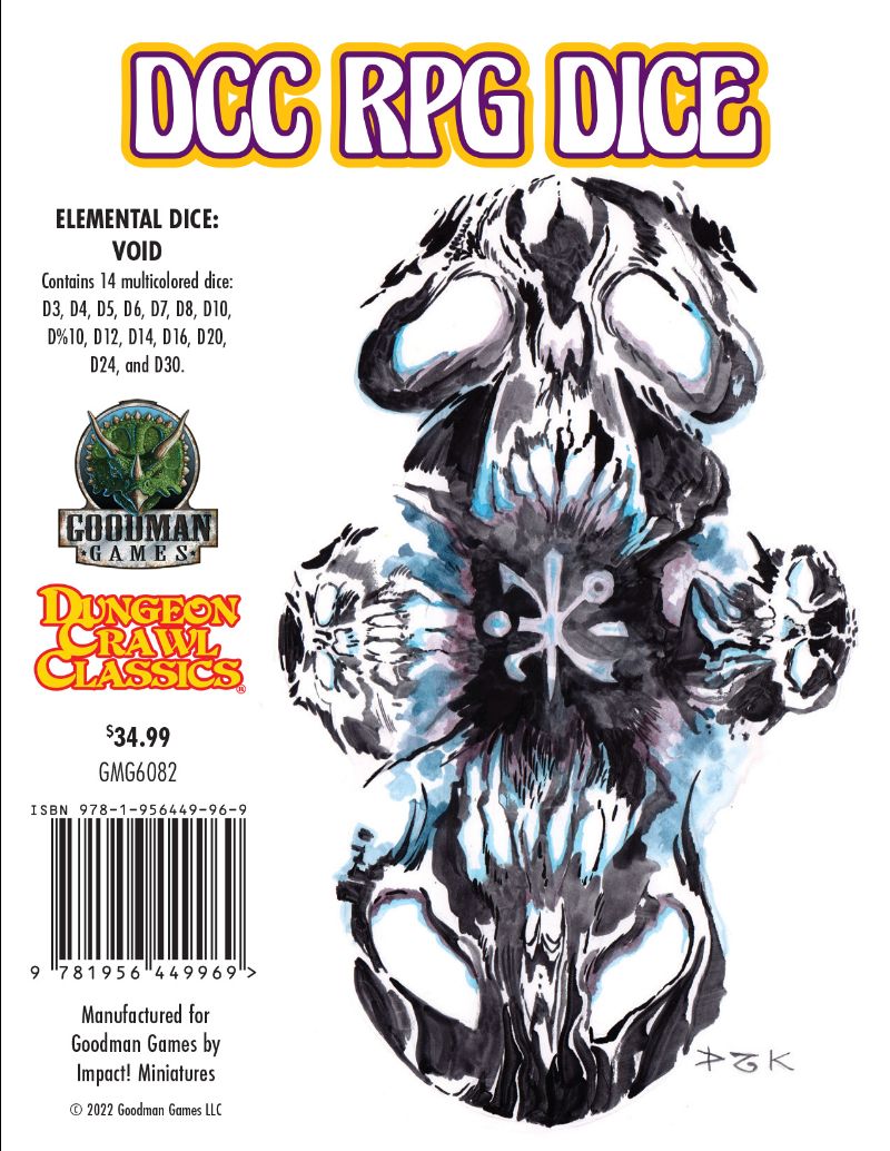 DCC Dice - Elemental Dice Void - Speljätten