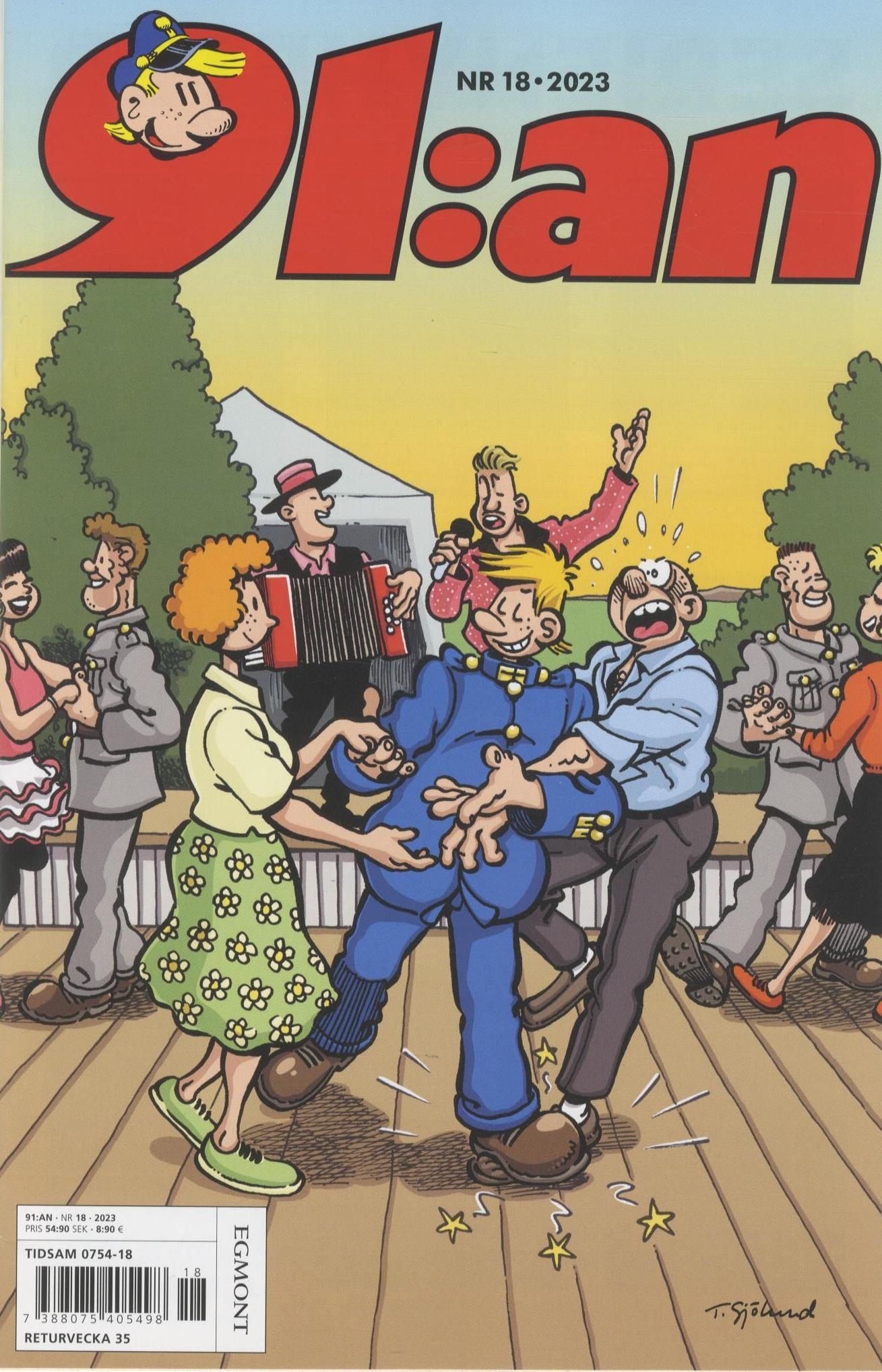 91:an 2023 nr 18, Ömma tår! - Seriekällaren