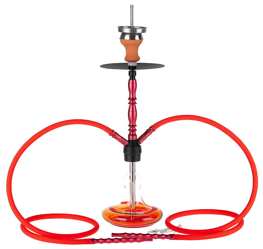 Shisha Red - Black x 2 hoses - Roberts Tobak