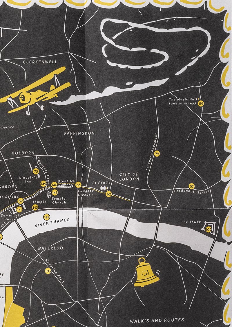 Literary Maps : Virginia Woolf Mrs Dalloway - Litterär karta för din ...