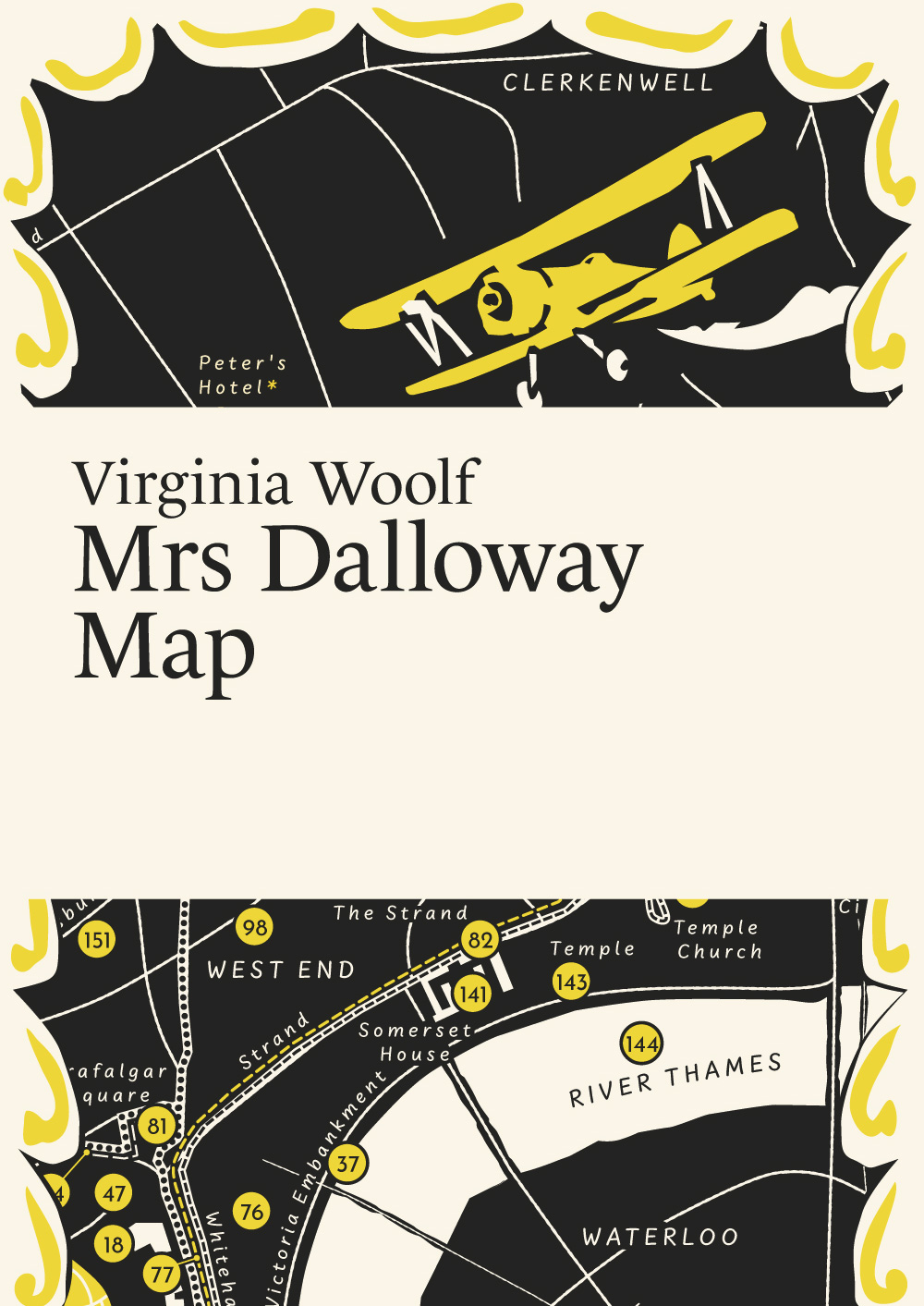 Literary Maps : Virginia Woolf Mrs Dalloway - Litterär karta för din ...