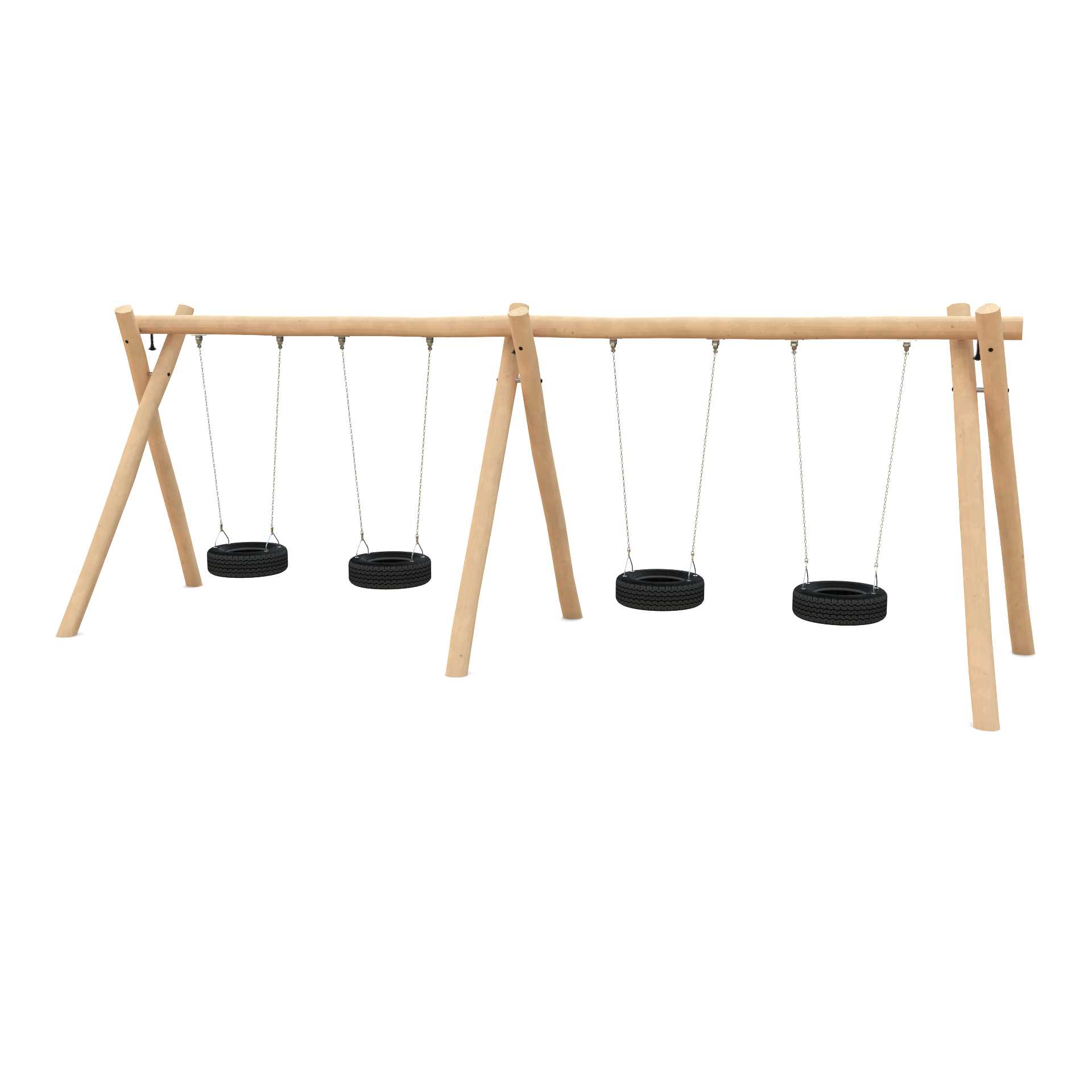 Robinia Gunga 2 Fack Fyra Däck - Svenska Naturlekplatser AB