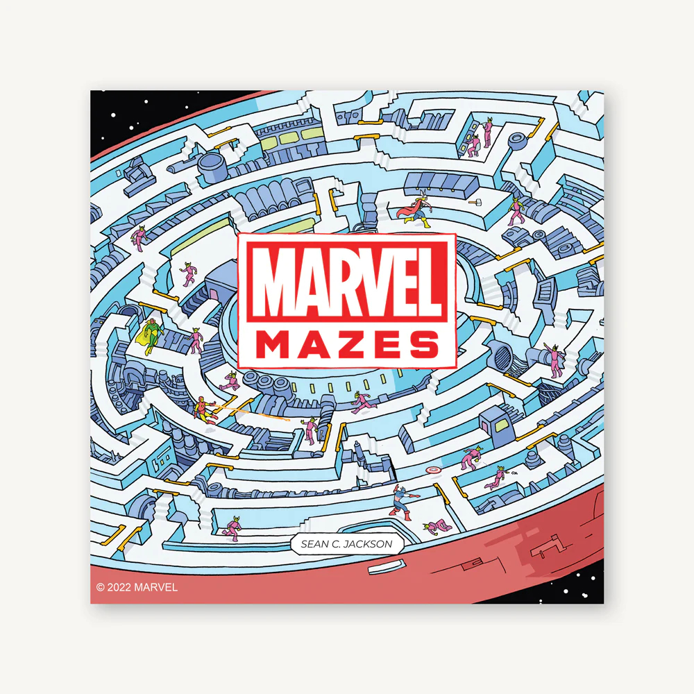 Marvel Mazes, Coloring & Activity Book - paperme.se