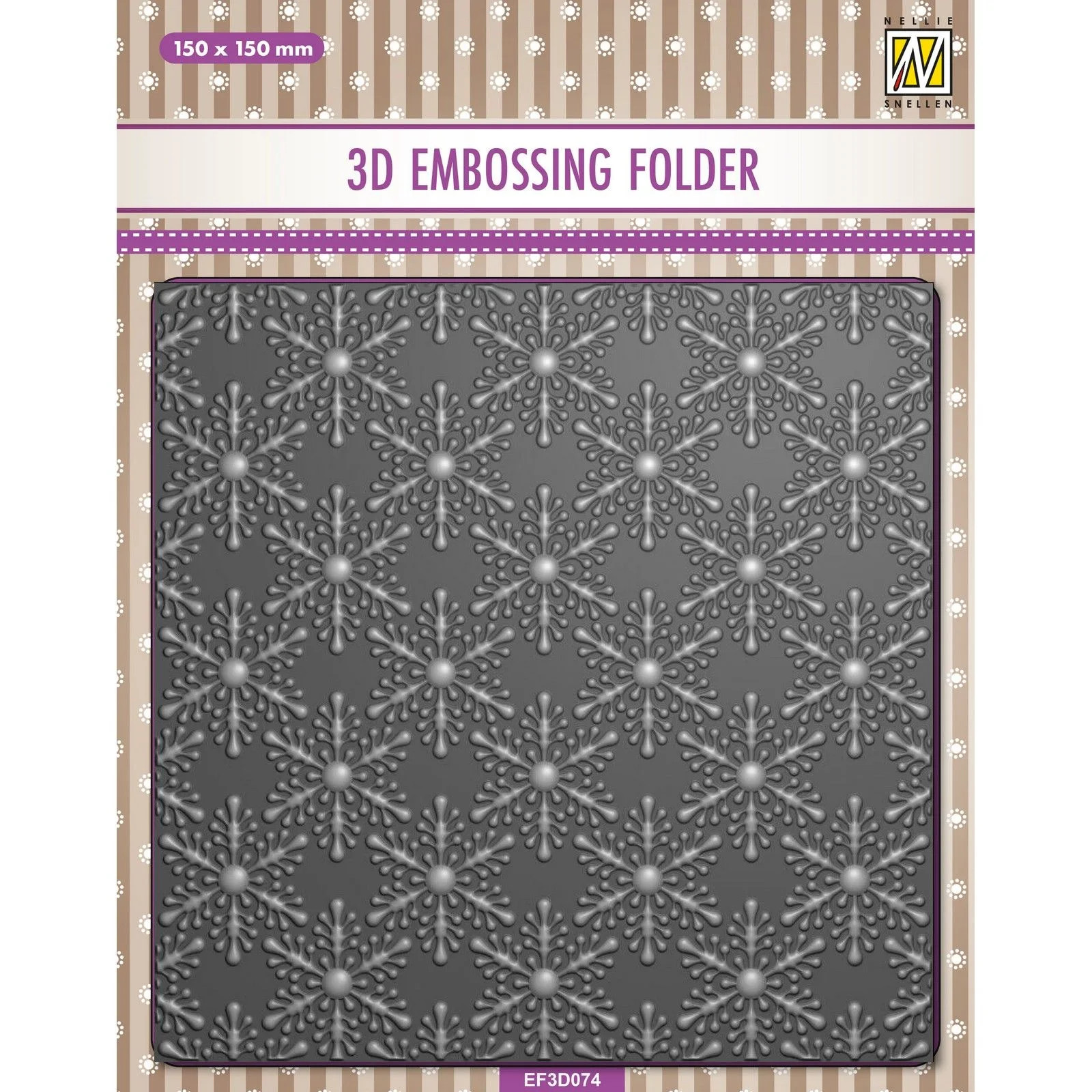 Engströms Artstudio AB - 3D Embossing Folder Christmas Snowflakes