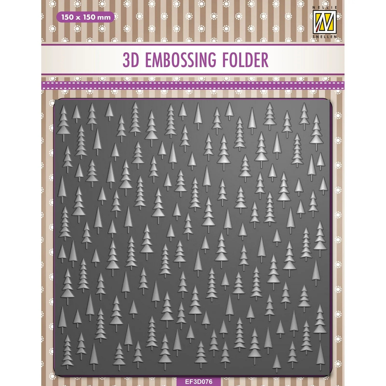 Engströms Artstudio AB - 3D Embossing Folder Christmas Trees