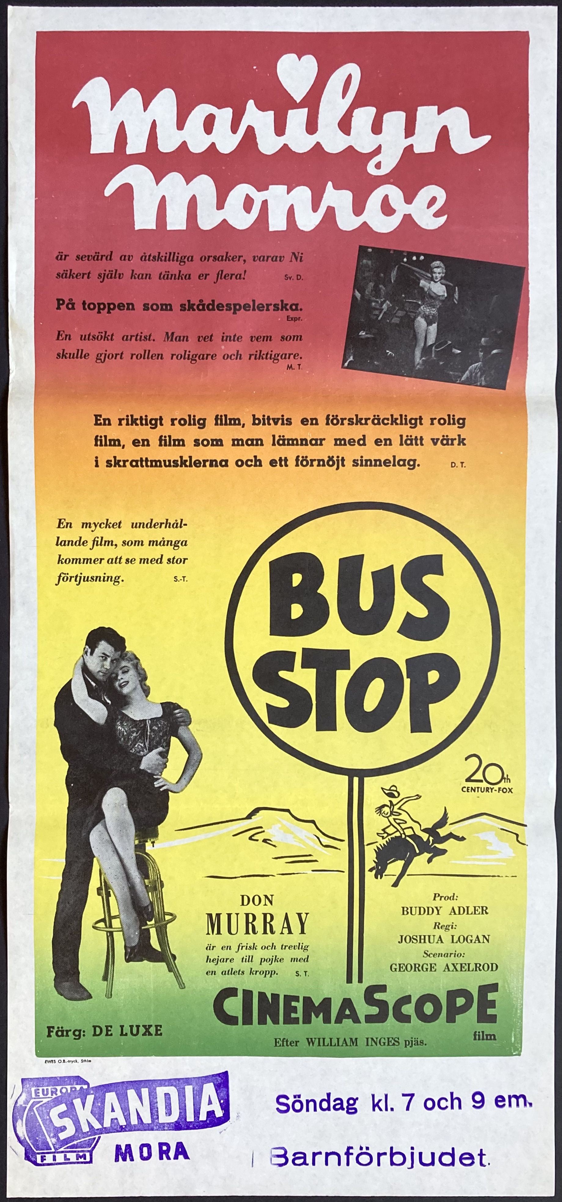 Nostalgipalatset - BUS STOP (1956)