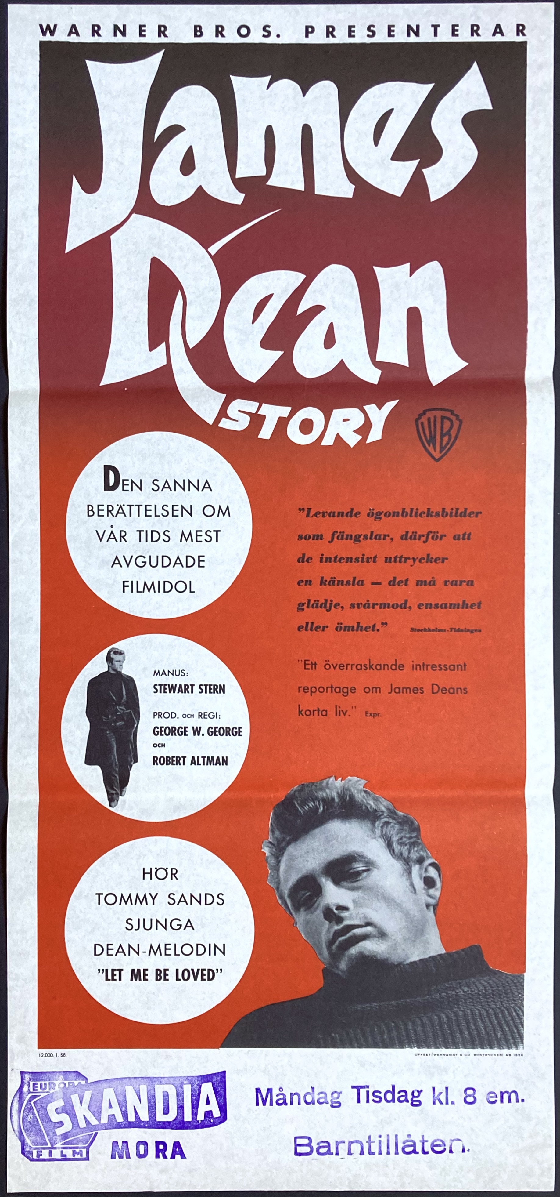 Nostalgipalatset - THE JAMES DEAN STORY (1957)