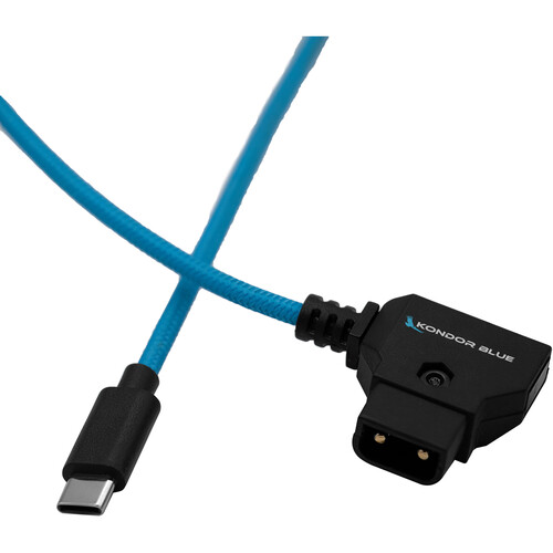 Kondor Blue D-Tap to USB-C Power Delivery Cable for Mirrorless Cameras ...