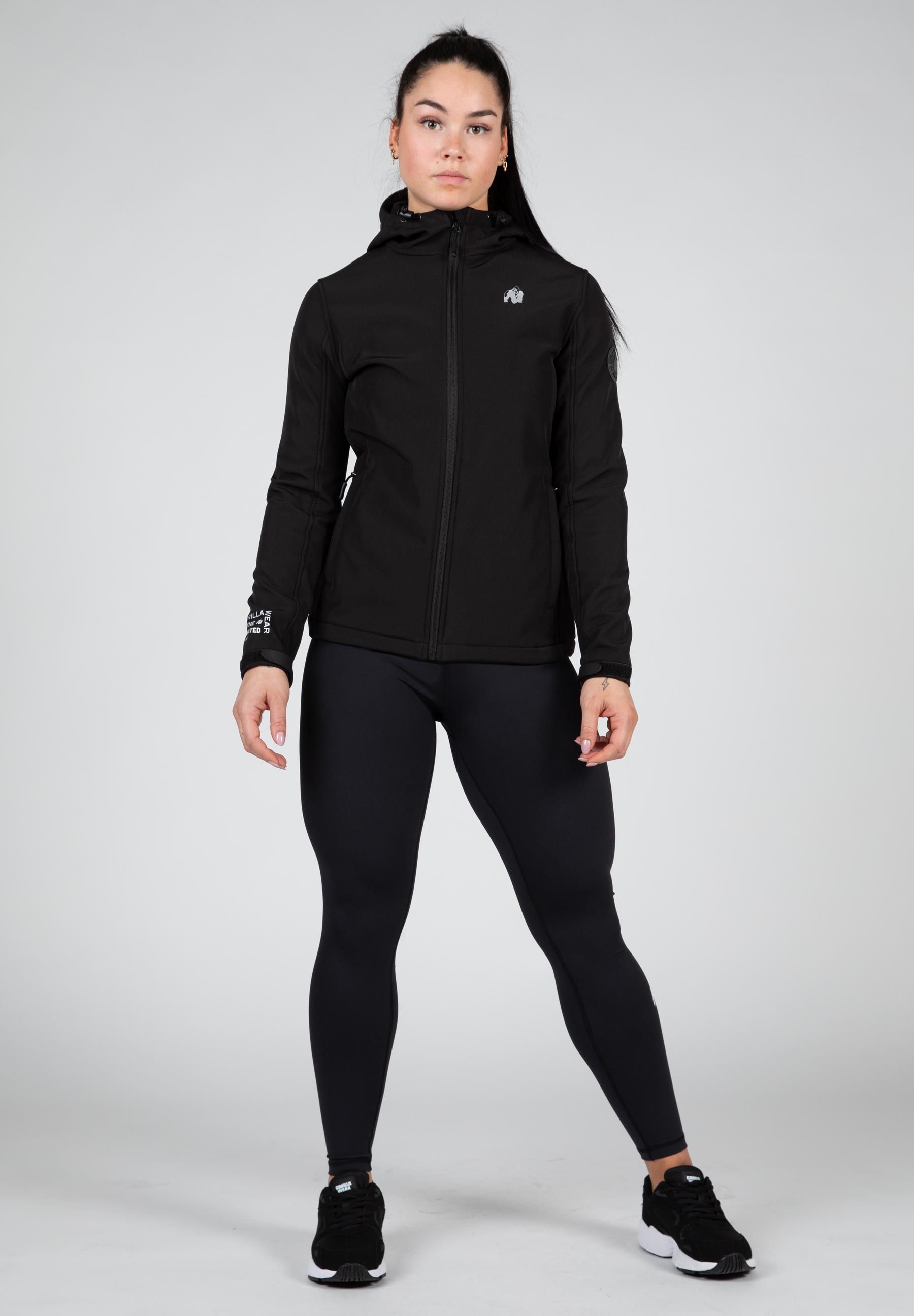 Mina Softshell Jacket, black - Gorilla Wear Sweden