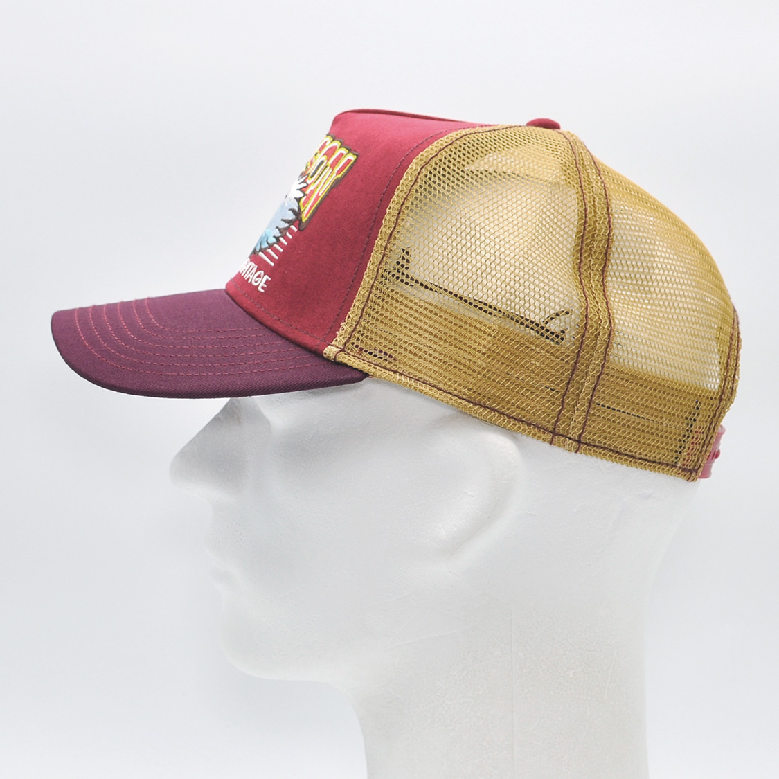 Stetson - Eagle HeadTrucker Cap Red/Maroon - Appertiff Workshop