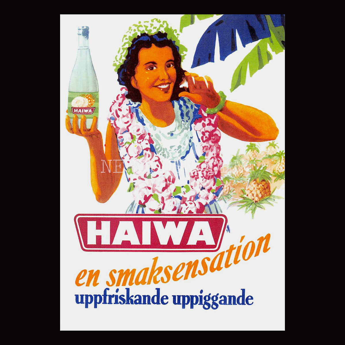 HAIWA läskedryck - Vykort - NEWOLDSWEDEN.se