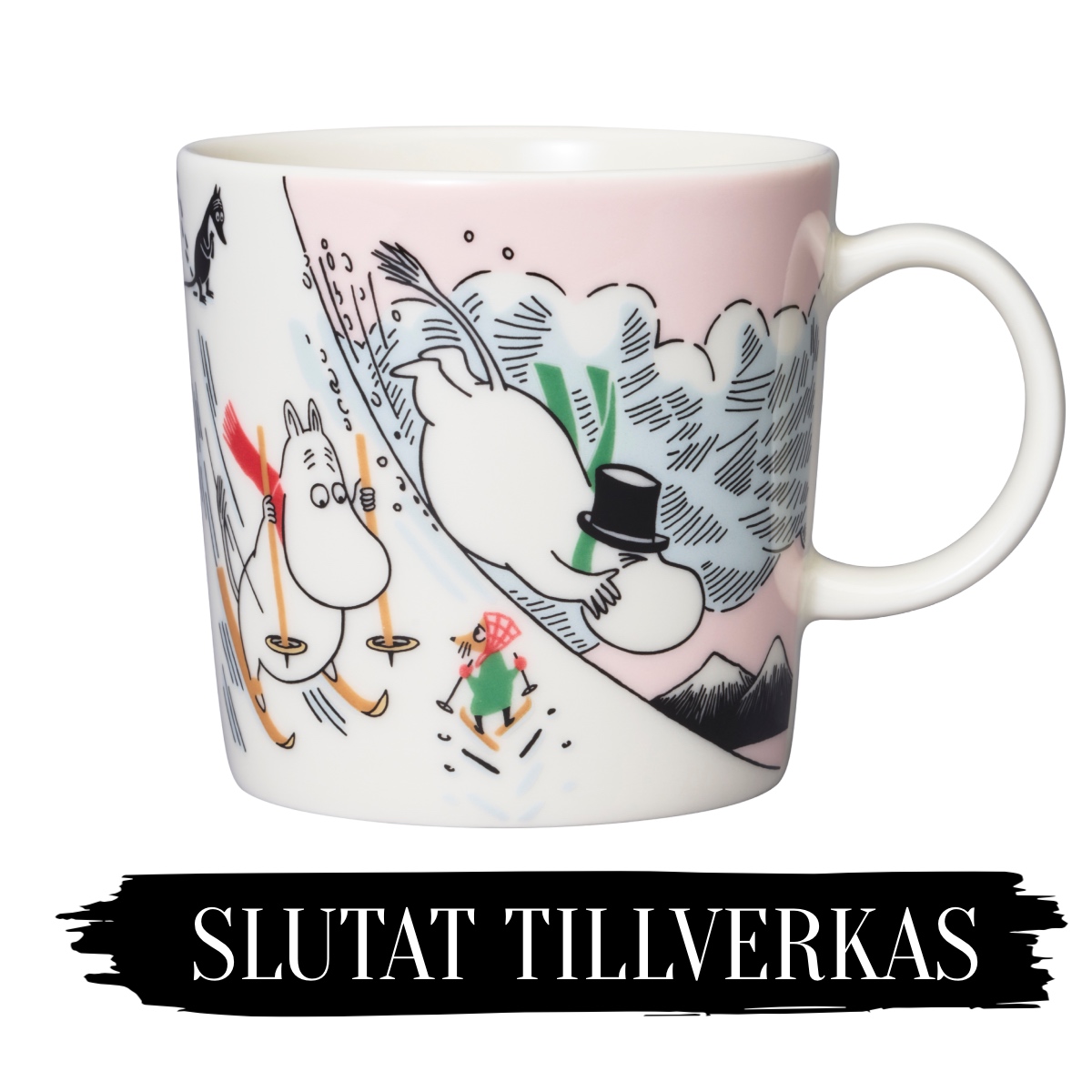 Mysbod.se - Arabia Muminmugg 30 cl - Åka kana - Vinterns Säsongsmugg 2023