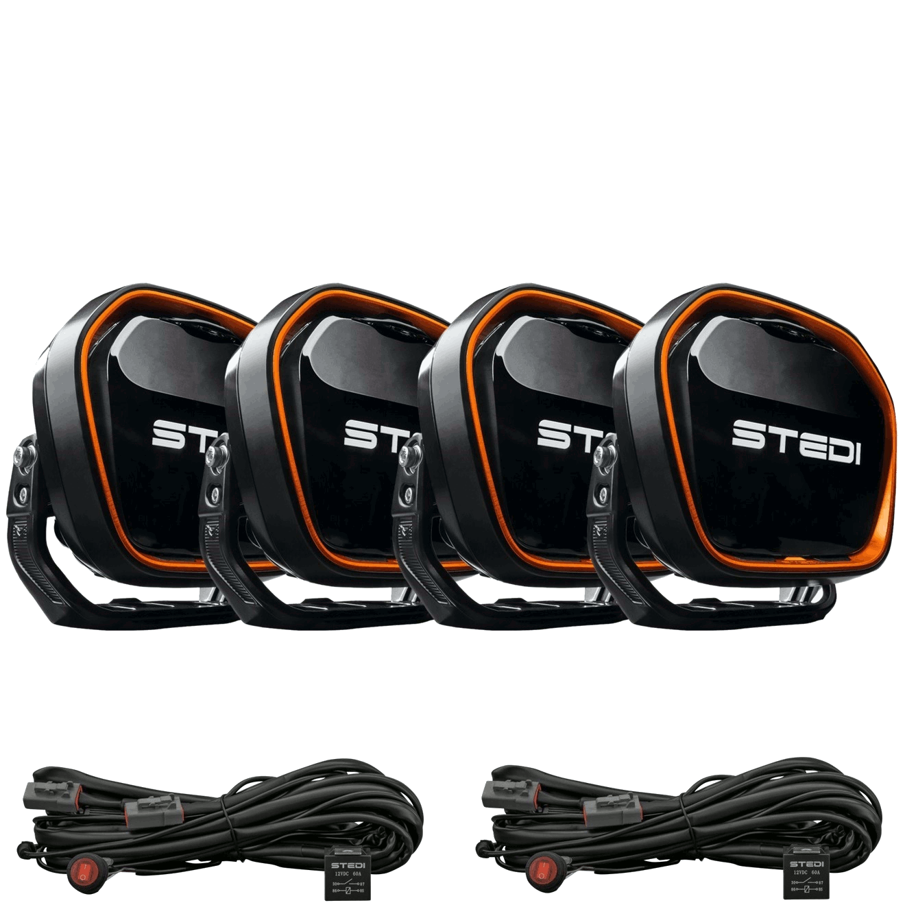 STEDI Type-X EVO 8.5 LED Driving Lights 4-pack - STEDI Europe