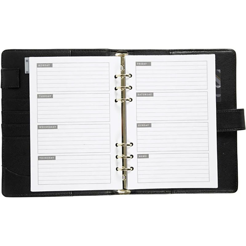 Kalender ringpärm - svart - Hemkänsla - inredning, färg & pyssel