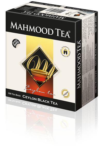 Ceylon Black Te, 100 tepåsar - Mahmood Tea® - Ert Palmyra