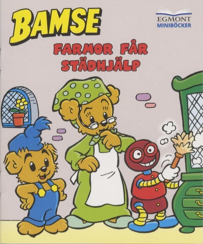 Egmont minibok, Bamse Farmor får städhjälp - Seriekällaren