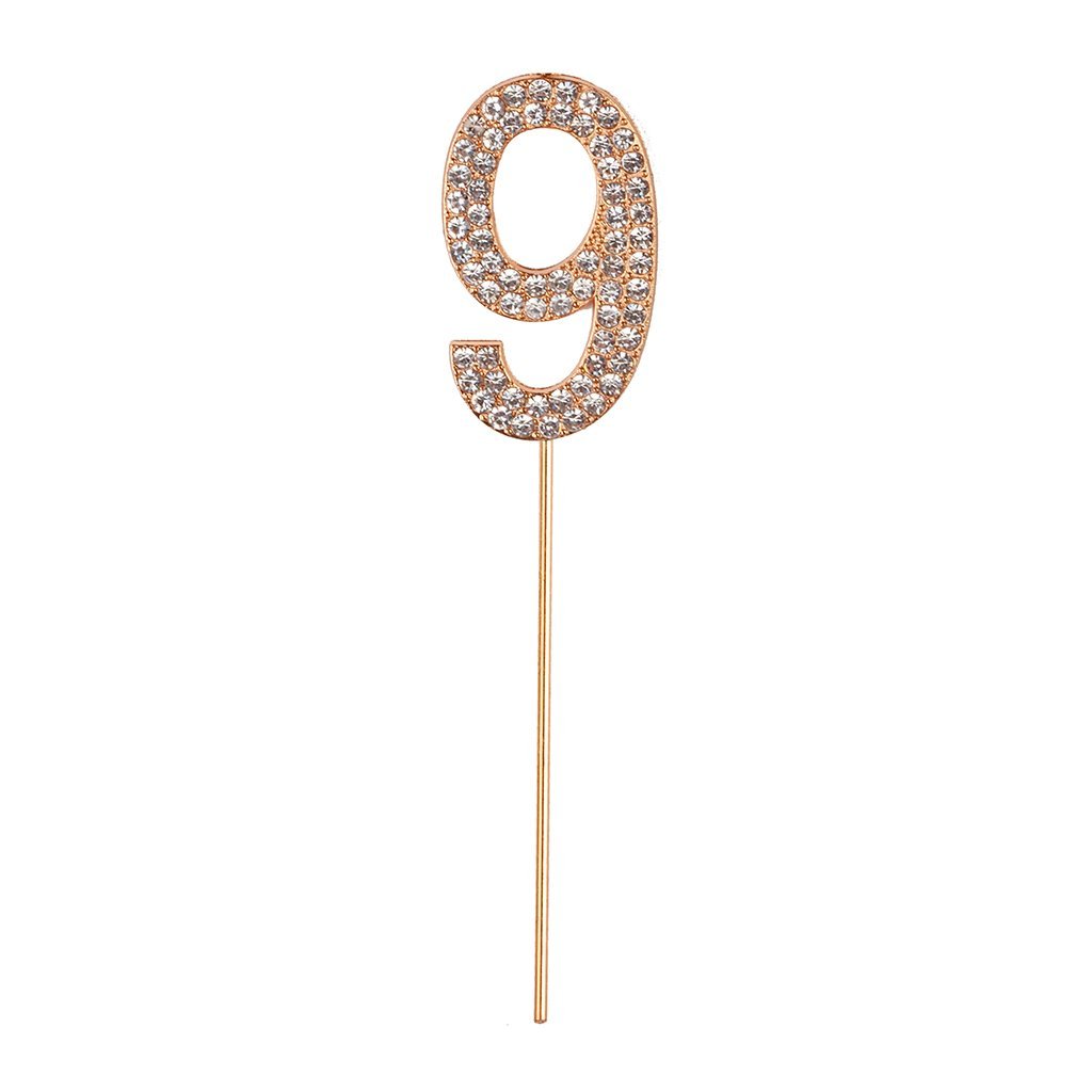 Rhinestone Cake decoration number 9 - Robbis Hobby Shop