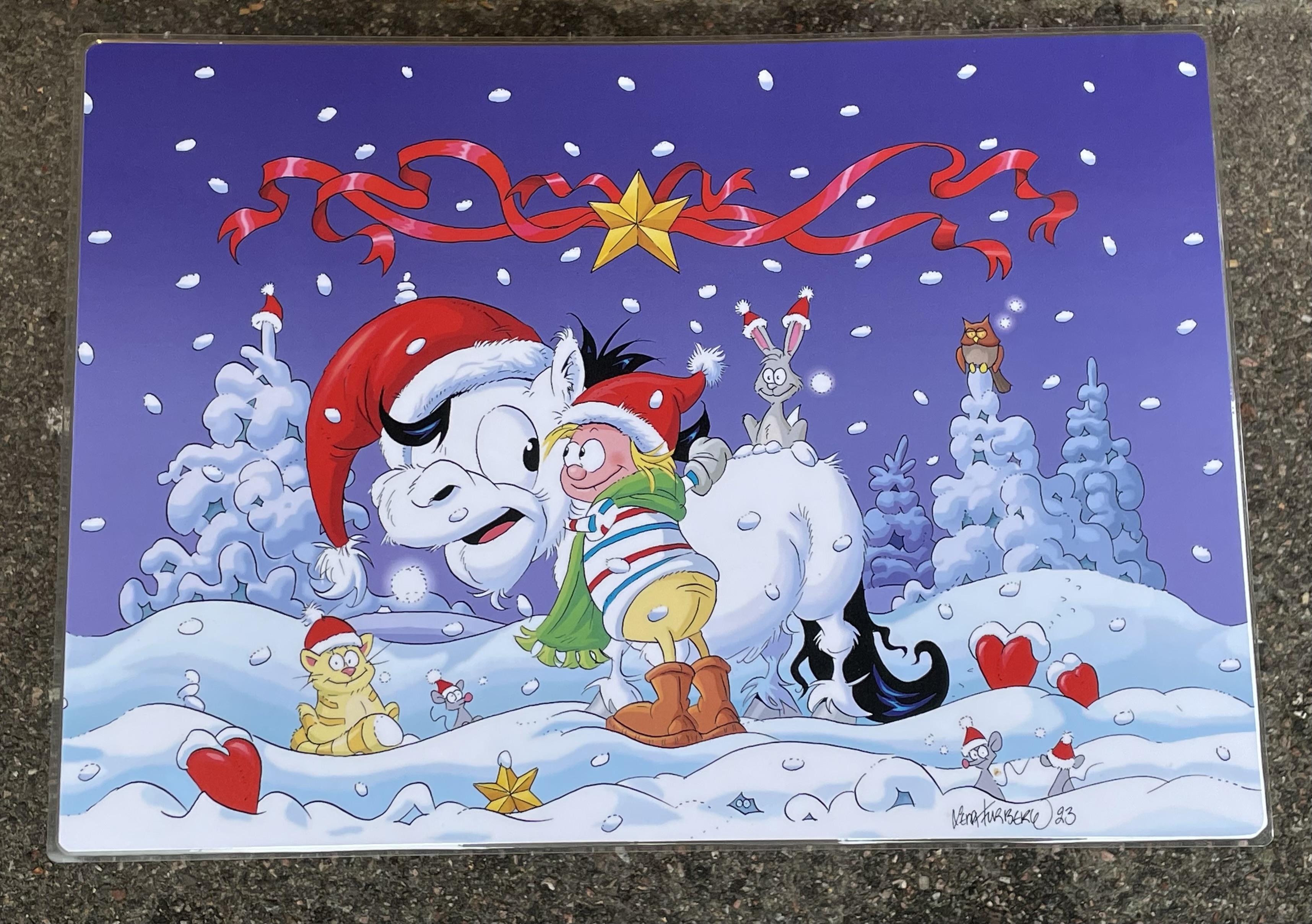 Hästen Mulle Bordsunderlägg 42x30 cm - JULKRAM - Nellispresenter