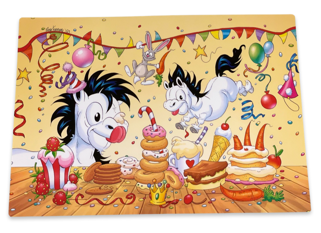 Hästen Mulle Bordsunderlägg 42x30 cm - KALAS - Nellispresenter