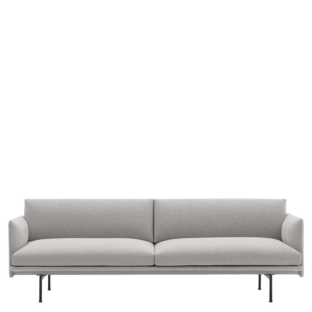 Outline 3-Sits Soffa Tyg Clay 12 - Quickship | Muuto | Vision of Home ...
