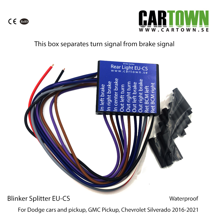 Blinker Splitter EU-CS Universal Waterproof - Cartown Sverige AB