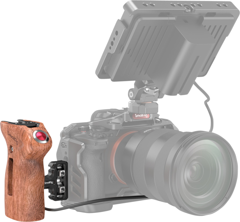 SmallRig Threaded Side Handle with Record Start/Stop Remote Trigger ...