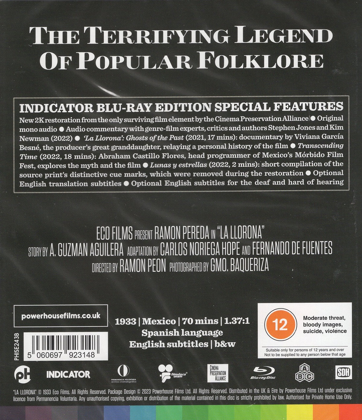 La Llorona (ej svensk text) (Blu-ray) - Kvarnvideo.se