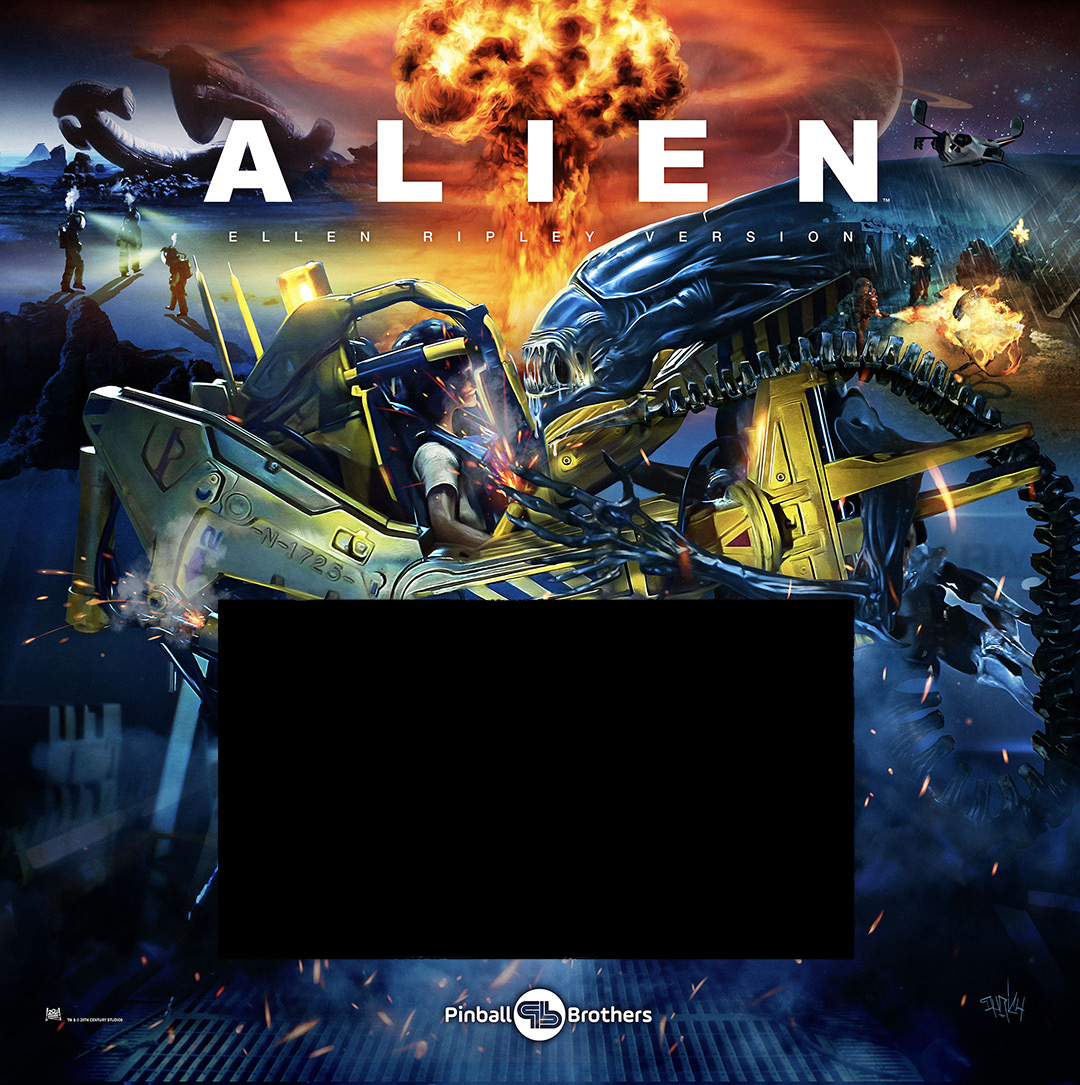 Alien Ellen Ripley - Translite Loader - Pinball Brothers - Pinball Shop