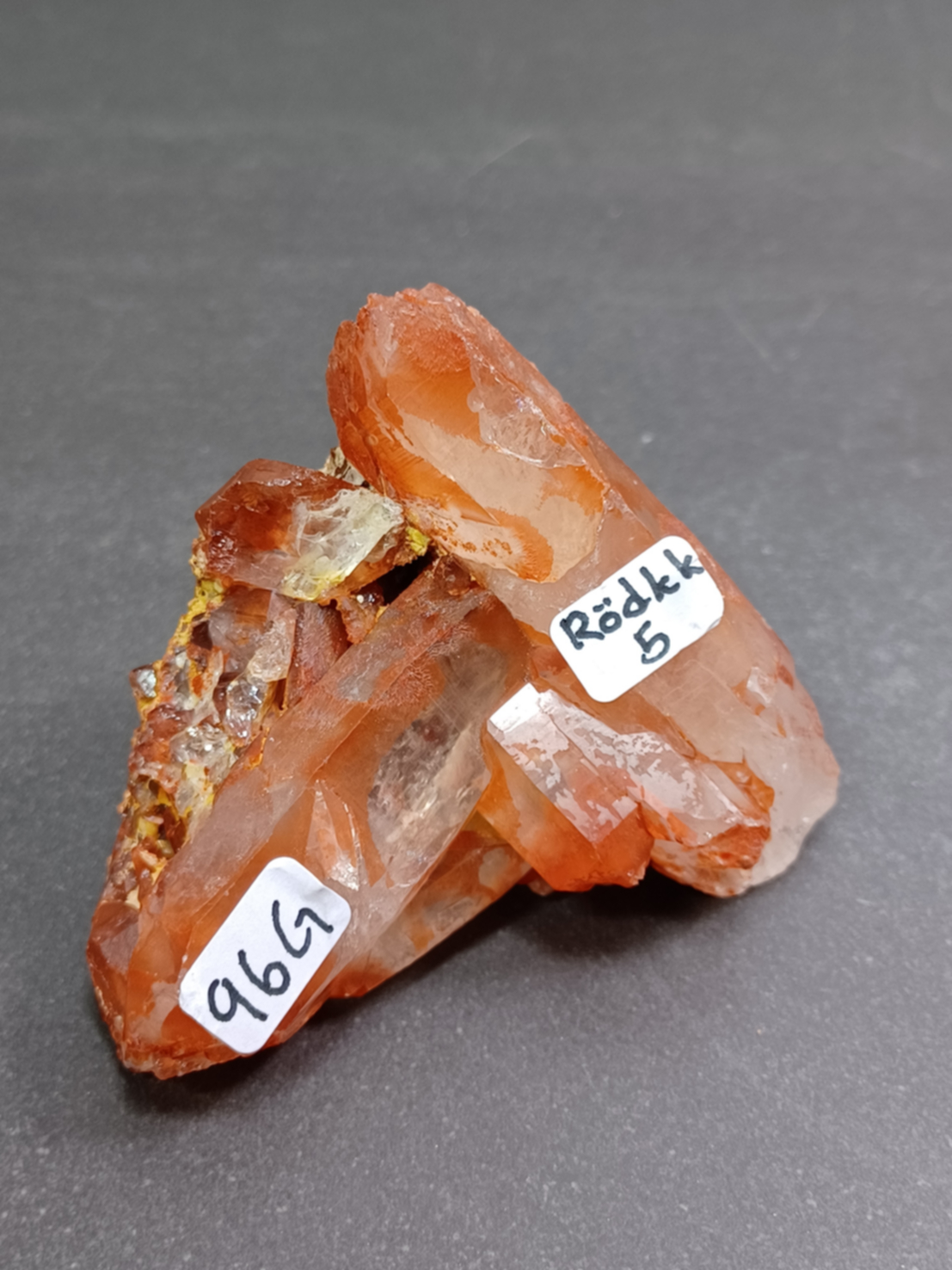 Stengarden.com - Rödkvarts Kluster - RÖDKKX5