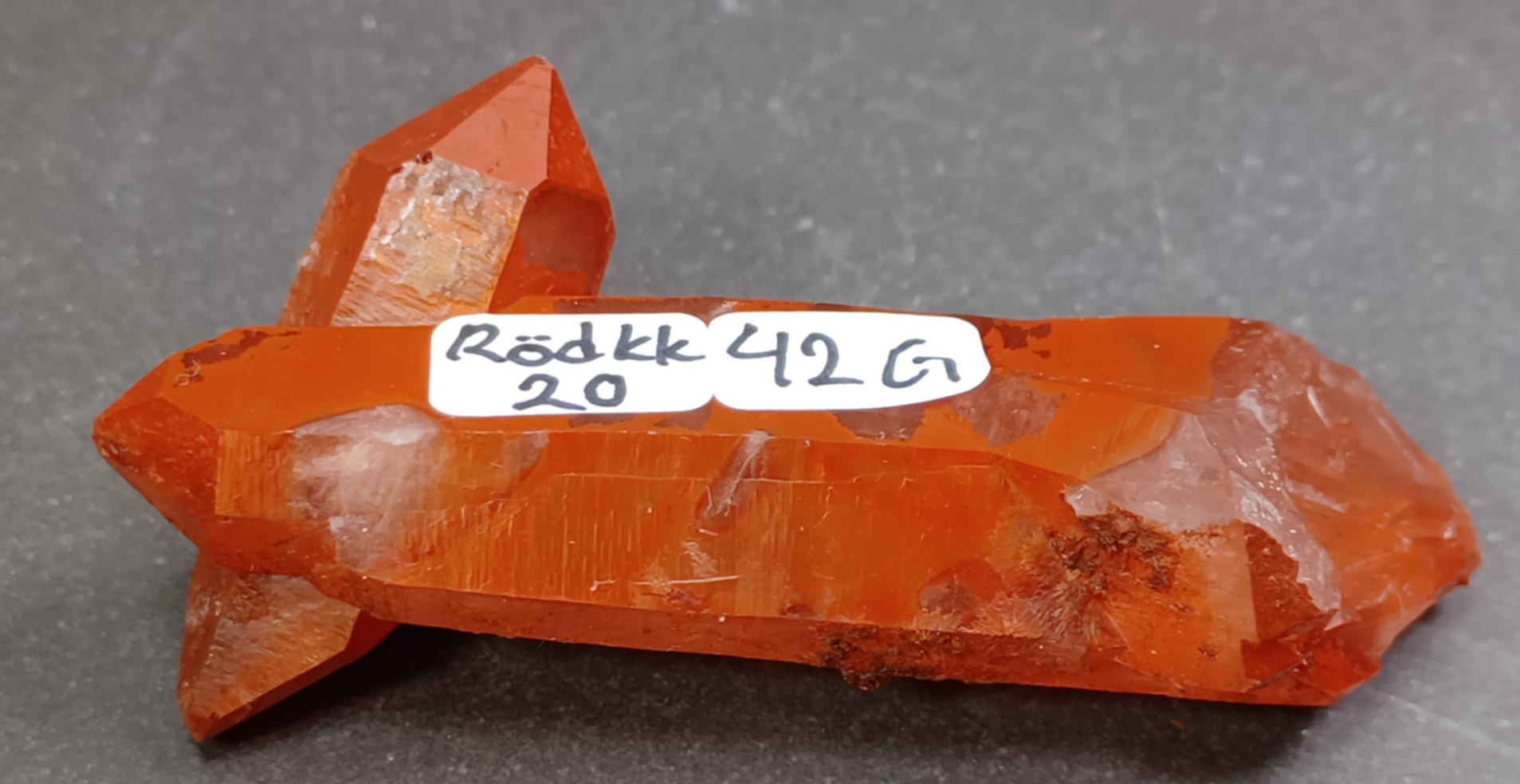 Stengarden.com - Rödkvarts Kluster - RÖDKKX20