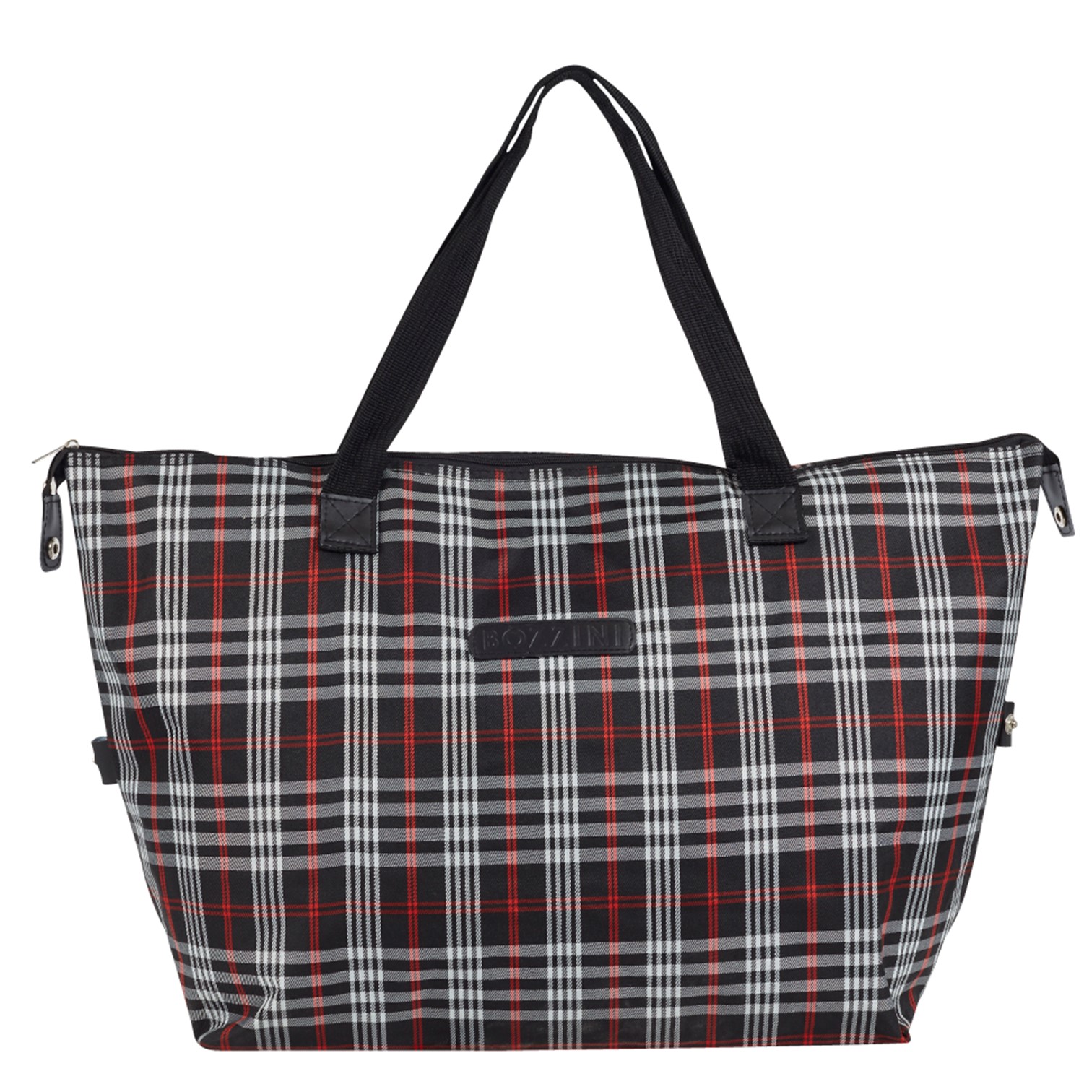 Bozzini Weekendbag Cityväska Svart Röd - Adriatik Travel Bag