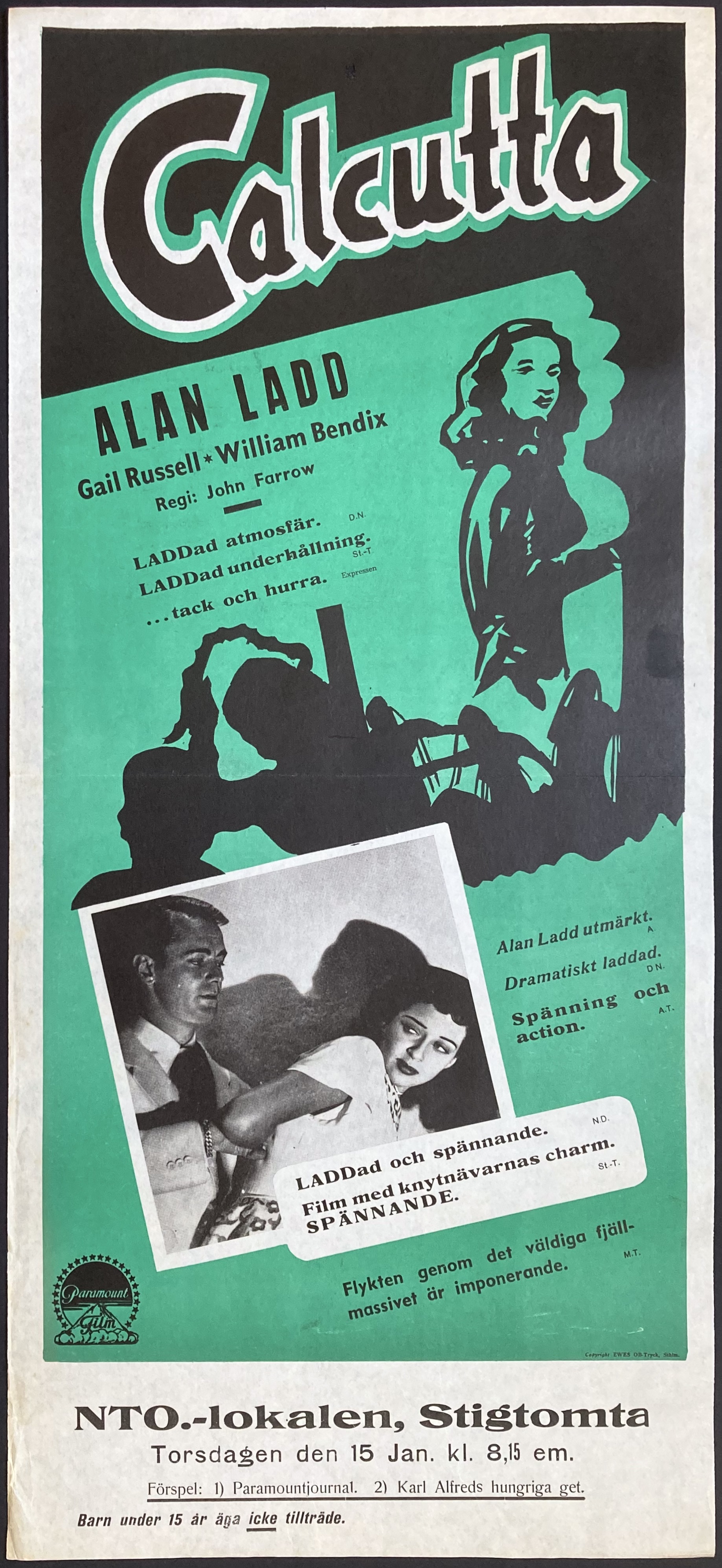 Nostalgipalatset - CALCUTTA (1946)